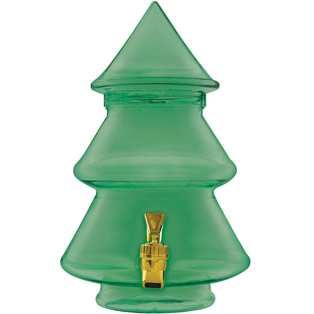 Traditional Christmas Tree 1 Gallon Plastic Drink Dispenser: Party at ...