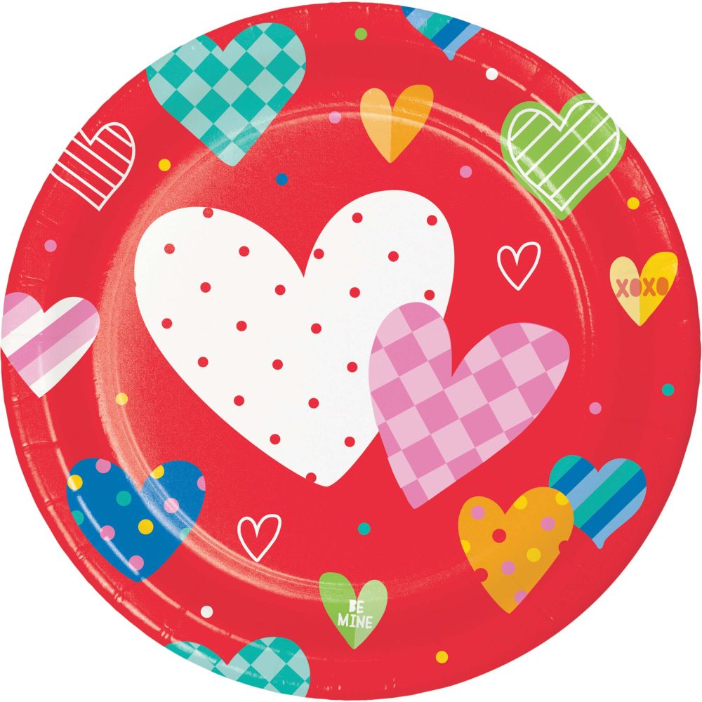 Vivacious Valentine 9-inch Plates: Party at Lewis Elegant Party ...