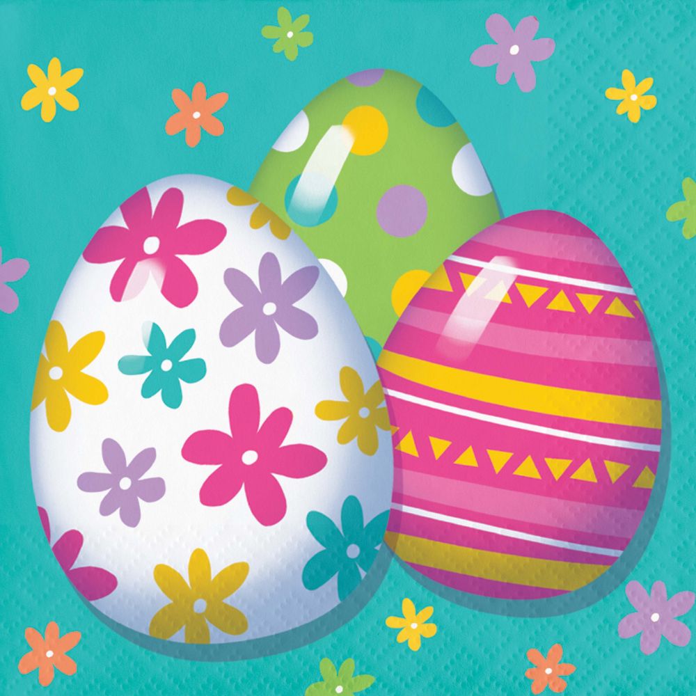 Happy Easter Eggster Beverage Napkins: Party at Lewis Elegant Party ...
