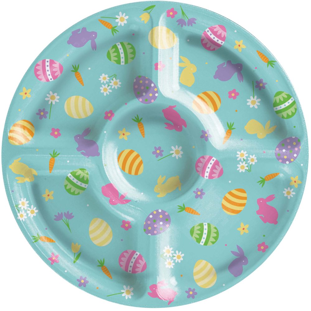 Easter 14.7-inch Plastic Compartment Tray: Party at Lewis Elegant Party ...