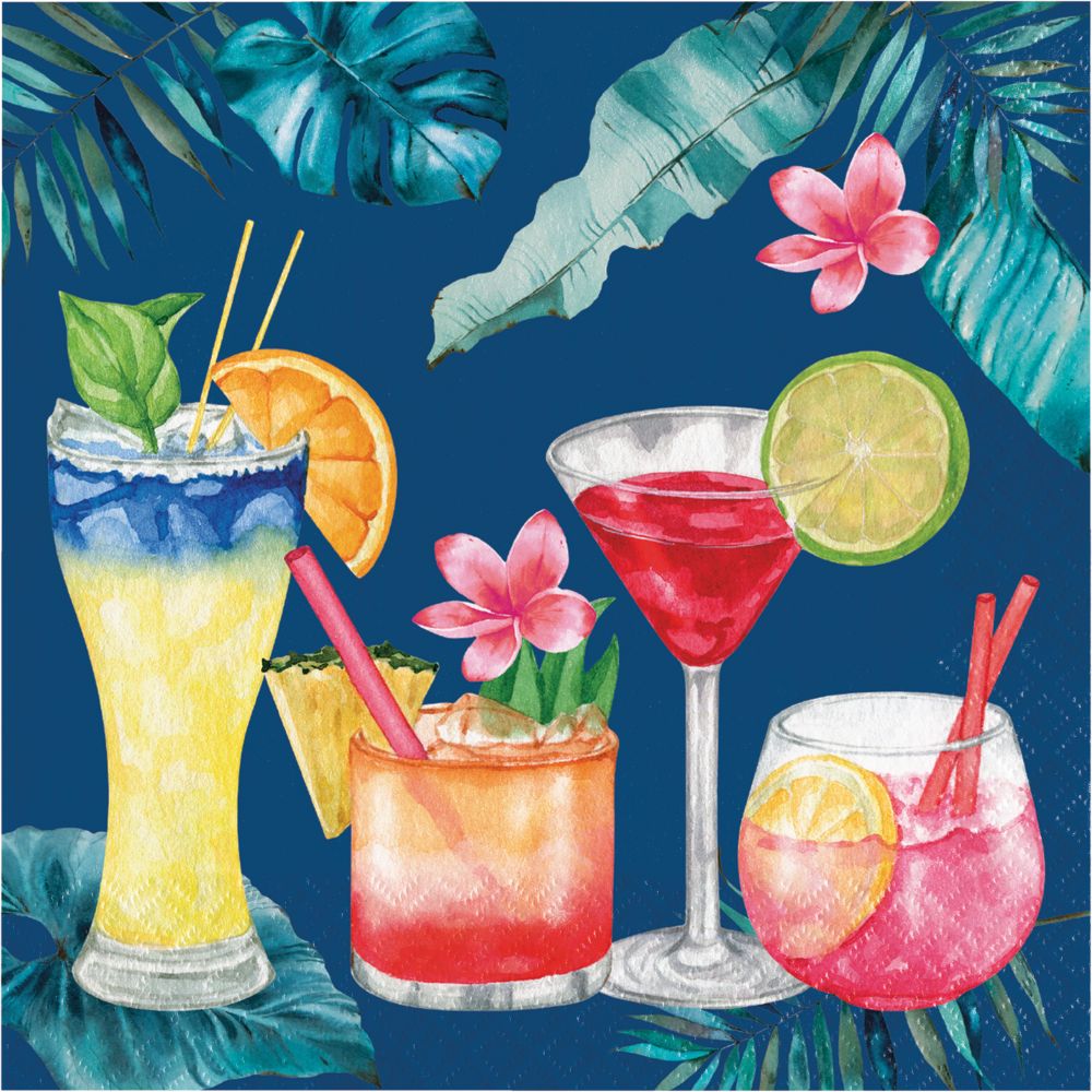 Summer Breeze Cocktails Lunch Napkins: Party at Lewis Elegant Party ...