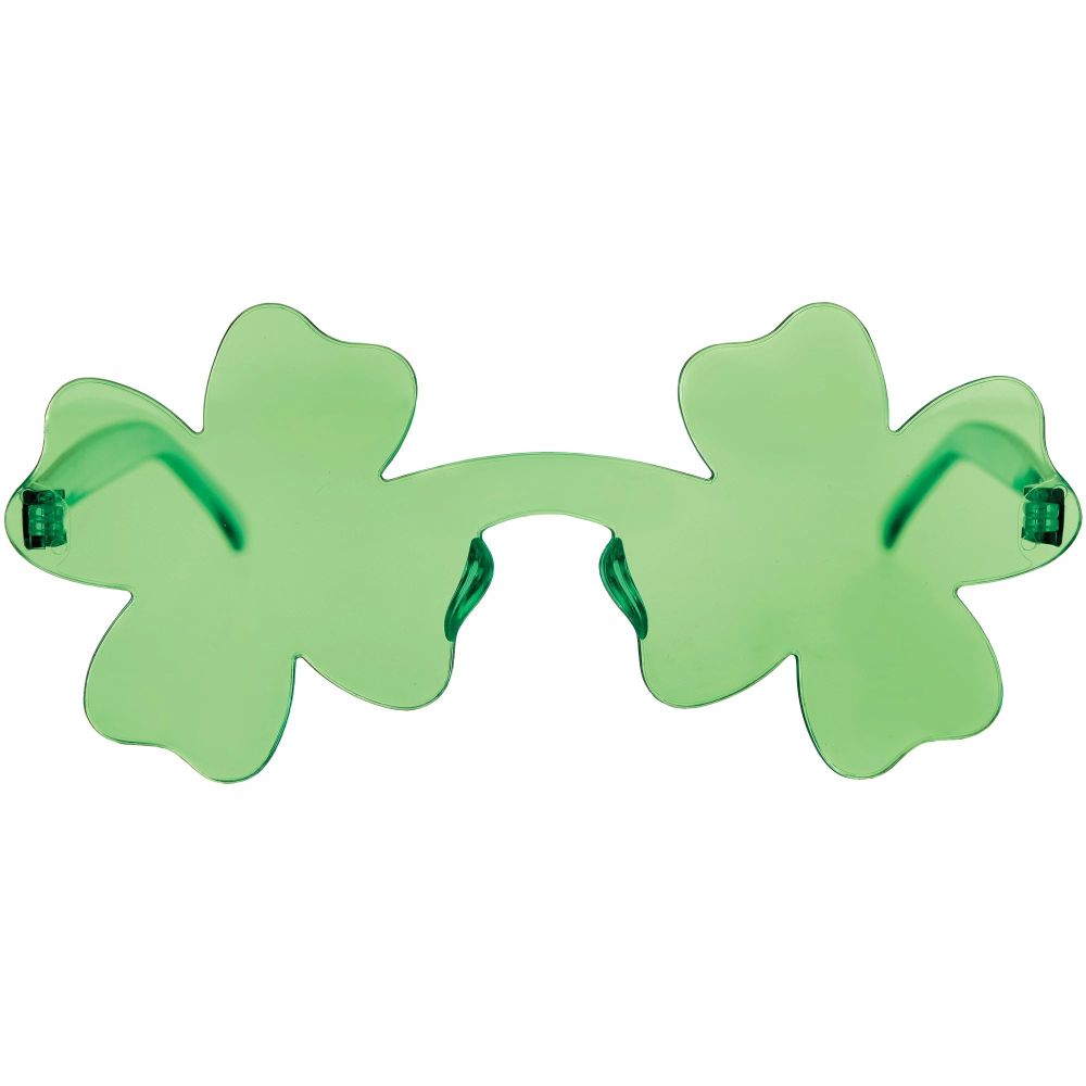Frameless Shamrock Glasses: Party at Lewis Elegant Party Supplies ...