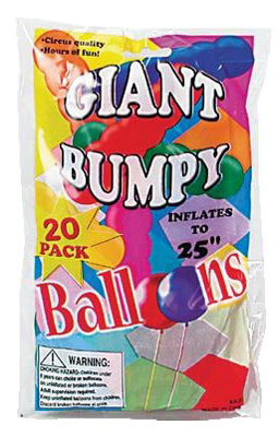 Giant Bumpy Balloons, Assorted: Party at Lewis Elegant Party Supplies ...