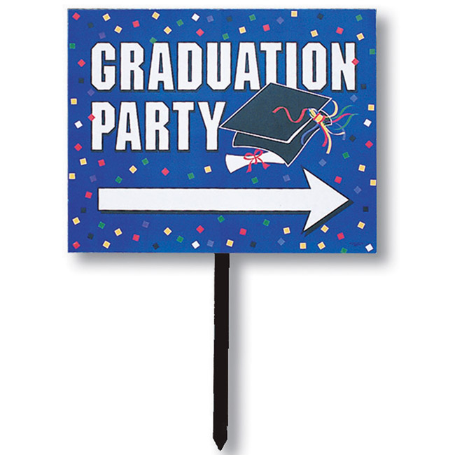 Graduation Party Yard Sign: Party at Lewis Elegant Party Supplies ...