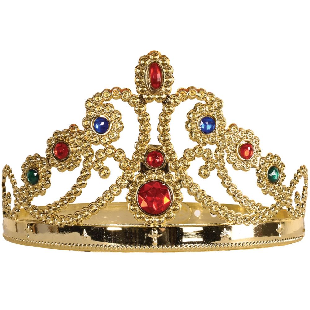 Plastic Gold Jeweled Queens Tiaras: Party at Lewis Elegant Party ...