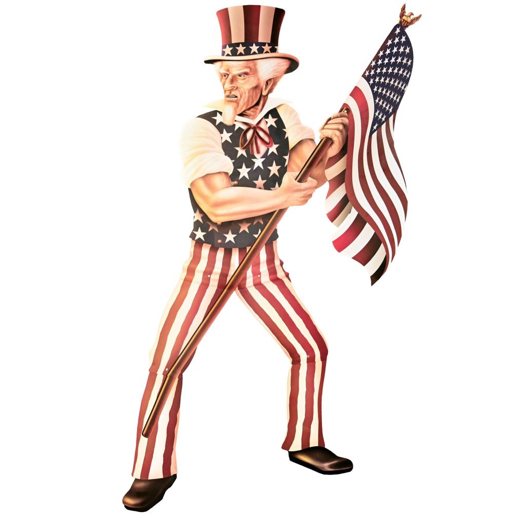 Jointed 6-foot Uncle Sam: Party at Lewis Elegant Party Supplies ...