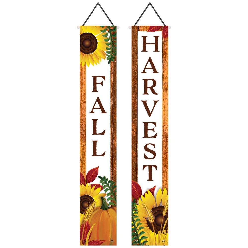 Fall Fabric Door Panel Set: Party at Lewis Elegant Party Supplies ...