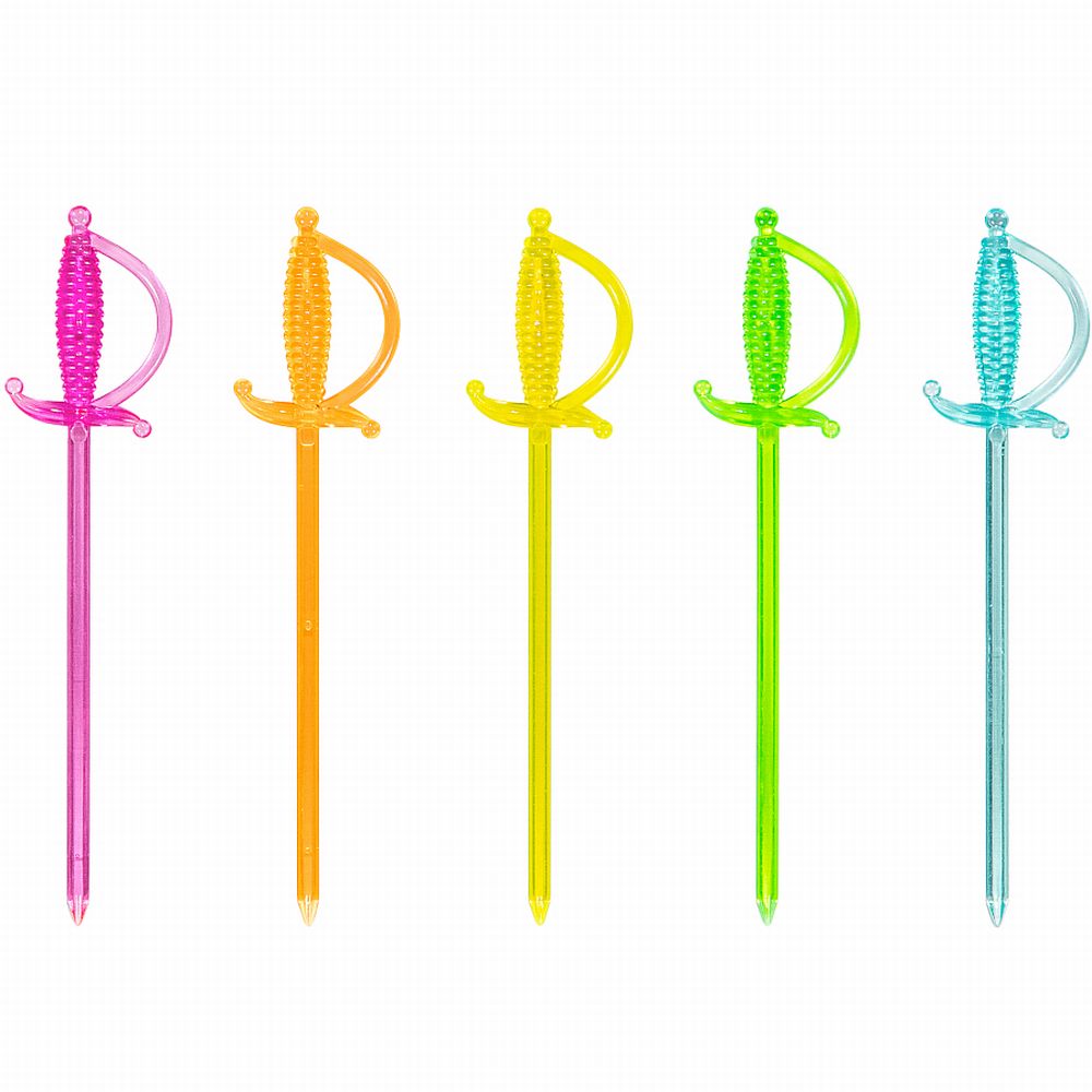 Transulant Multi Color Plastic Sword Picks: Party at Lewis Elegant ...
