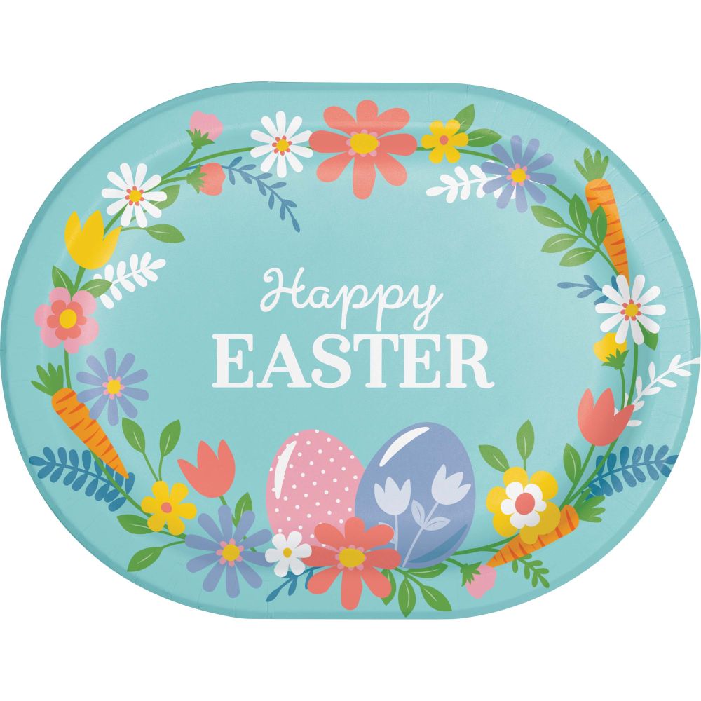 Easter Frills 12-inch Oval Plates: Party at Lewis Elegant Party ...