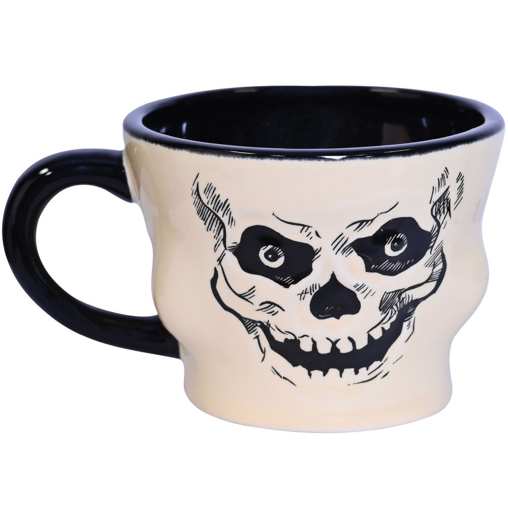 Vintage Halloween Ceramic 12 oz Skull Mug: Party at Lewis Elegant Party ...