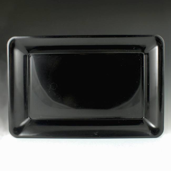 Black Rectangular Serving Tray, 14" x 10": Party at Lewis Elegant Party ...