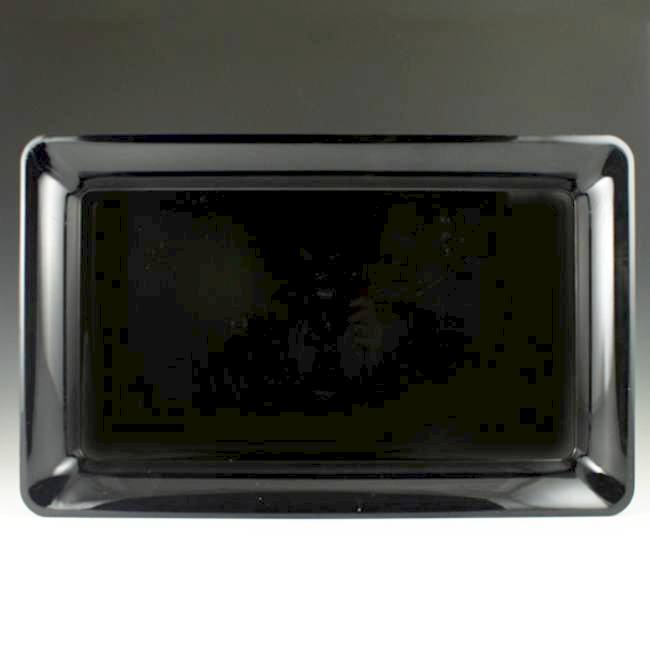 Black Rectangular Serving Tray, 18" x 12": Party at Lewis Elegant Party ...