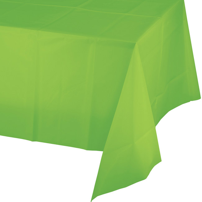 Lime Green Plastic Banquet Tablecloth: Party at Lewis Elegant Party ...
