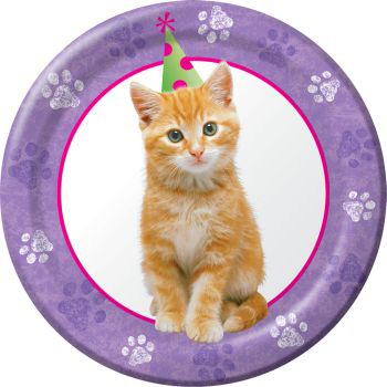 Cuddly Kitten 9-inch Plates: Party at Lewis Elegant Party Supplies ...