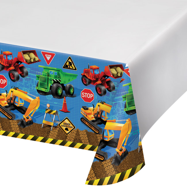 Under Construction Banquet Table Cover: Party at Lewis Elegant Party ...