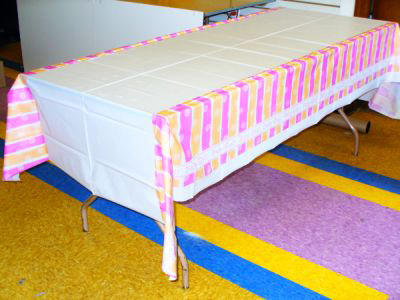 Baby Clothes Girl Banquet Table Cover: Party at Lewis Elegant Party ...
