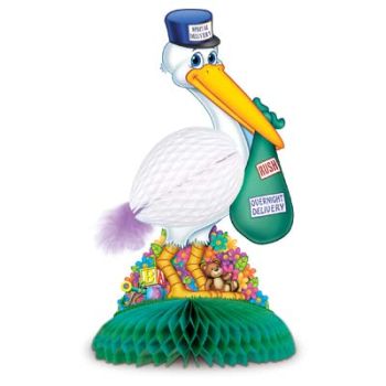 Stork Centerpiece: Party at Lewis Elegant Party Supplies, Plastic ...
