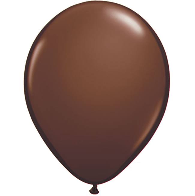 Brown 11-inch Qualatex Latex Balloons: Party at Lewis Elegant Party ...