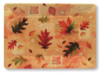 Fall Leaves Serving Tray: Party at Lewis Elegant Party Supplies ...