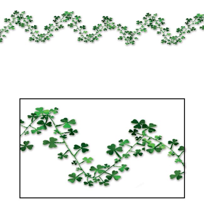 Gleam N Flex Shamrock Wire Garland: Party at Lewis Elegant Party ...