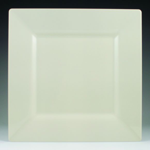 Beige Square 6.5-inch Premium Plastic Desert Plates: Party at Lewis ...