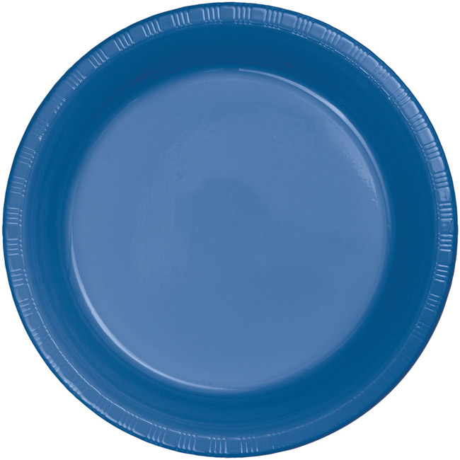 True Blue Premium 7-inch Plastic Plates: Party at Lewis Elegant Party ...