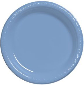 Premium 10-inch Plastic Plates, Periwinkle: Party at Lewis Elegant ...