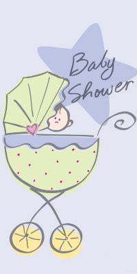 Congrats Baby Shower Door Sign: Party at Lewis Elegant Party Supplies ...