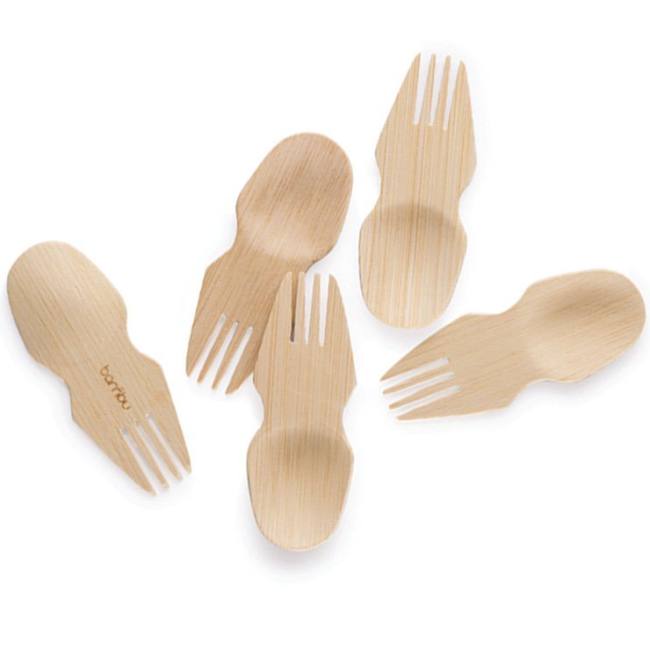 Veneerware Natural Bamboo Sporks: Party at Lewis Elegant Party Supplies ...