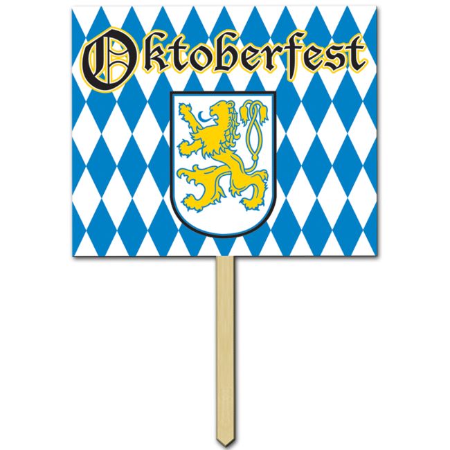 Oktoberfest Yard Sign: Party at Lewis Elegant Party Supplies, Plastic ...