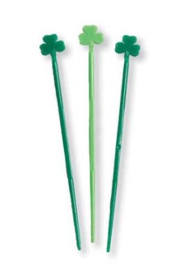 Shamrock 3" Plastic Picks: Party at Lewis Elegant Party Supplies ...