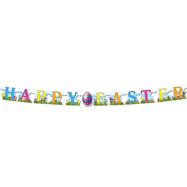 Happy Easter Streamer: Party at Lewis Elegant Party Supplies, Plastic ...