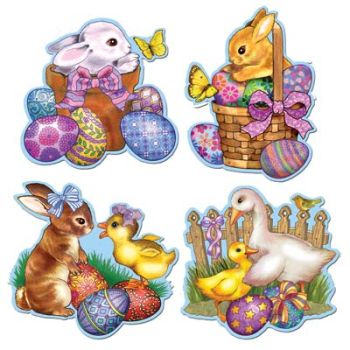 Easter Cut-Outs: Party at Lewis Elegant Party Supplies, Plastic ...