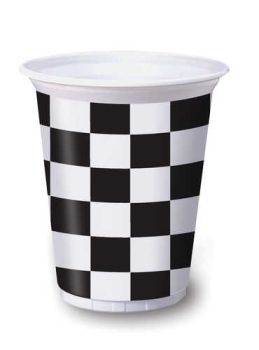 Checker 16oz Cups: Party at Lewis Elegant Party Supplies, Plastic ...