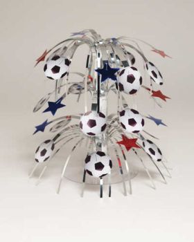 All-Star Soccer Mini Cascade Centerpiece: Party at Lewis Elegant Party ...