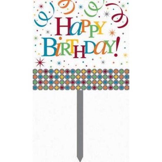 Celebrate in Style Yard Sign: Party at Lewis Elegant Party Supplies ...