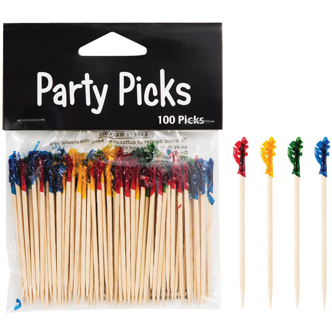 Regular Frill Picks, 2 1/2 inch: Party at Lewis Elegant Party Supplies ...