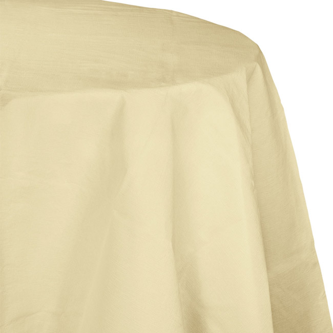 Ivory 2/Ply Poly Paper Round Tablecloth: Party at Lewis Elegant Party ...