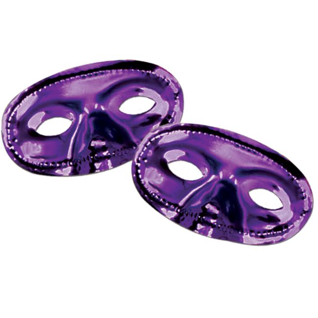 Purple Half Masks: Party at Lewis Elegant Party Supplies, Plastic ...
