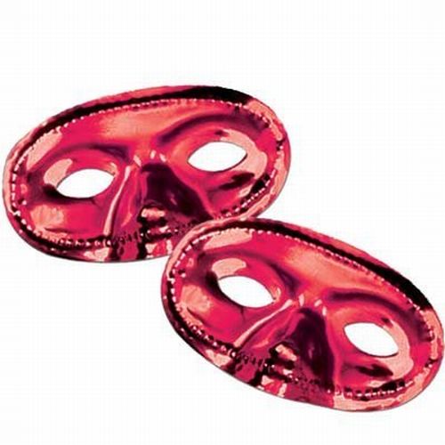 Red Half Masks: Party at Lewis Elegant Party Supplies, Plastic ...