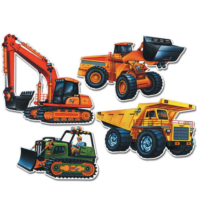Construction Vehicle Cutouts: Party at Lewis Elegant Party Supplies ...