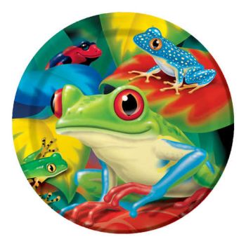 Fun Frogs 7-inch Plates: Party at Lewis Elegant Party Supplies, Plastic ...