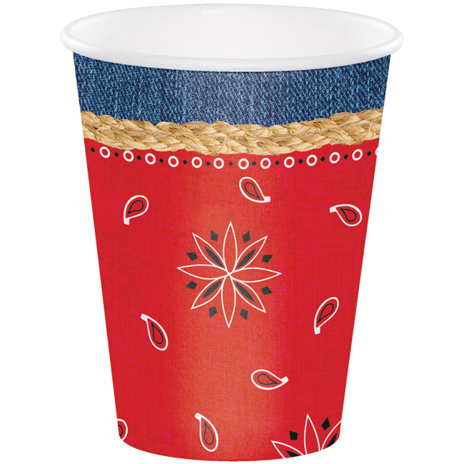 Bandanarama 12 oz Hot/Cold Cups: Party at Lewis Elegant Party Supplies ...