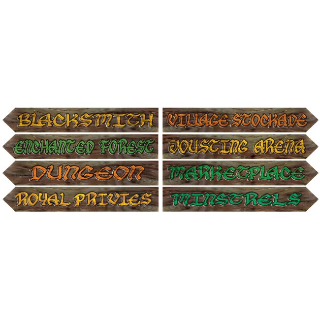 Medieval Street Signs: Party at Lewis Elegant Party Supplies, Plastic ...