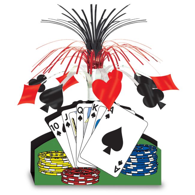 Casino Playing Card Suit Centerpiece: Party at Lewis Elegant Party ...