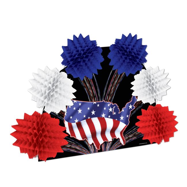 Patriotic Pop-Over Centerpiece: Party at Lewis Elegant Party Supplies ...