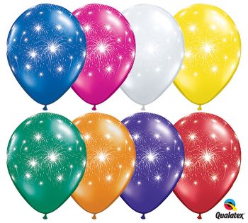 Fireworks On Jewel Qualatex Balloons Latex Balloons: Party at Lewis ...