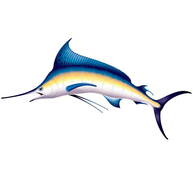 Marlin 6-Foot Prop: Party at Lewis Elegant Party Supplies, Plastic ...
