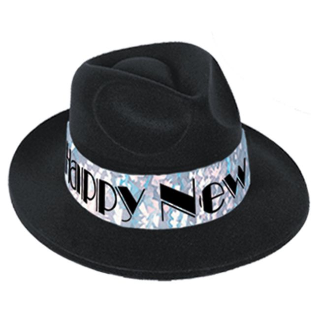 Swingin Silver Fedora: Party at Lewis Elegant Party Supplies, Plastic ...