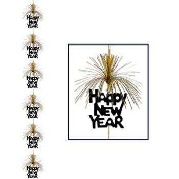 Happy New Year Gold Firework Stringer: Party at Lewis Elegant Party ...